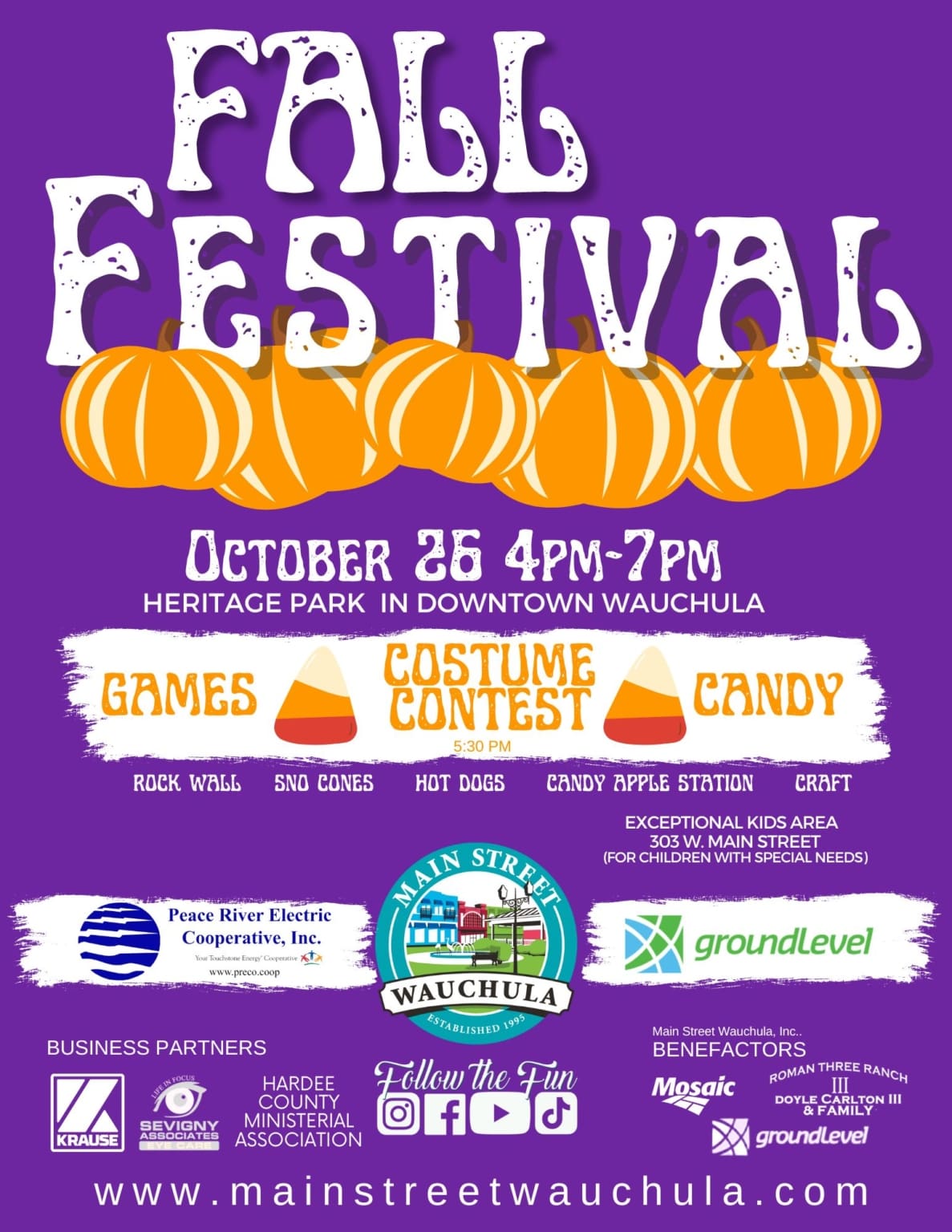 Main Street Wauchula Fall Festival | Hardee County Board of County ...